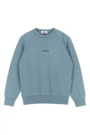 Stone Island Logo Print Sweatshirt