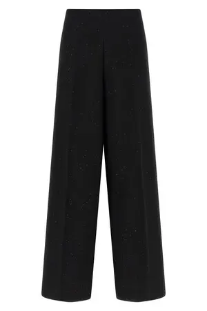 Herno Micro Sequin Pants - Black