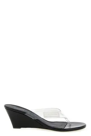 Coperni Logo Patch Sandals - Transparent