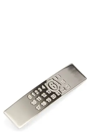 MAISON MARGIELA Numeric Hair Clip - Silver