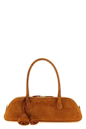 Magda Butrym Brigitte Suede Shoulder Bag - Brown