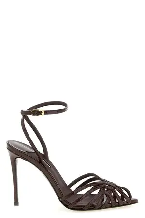 LE SILLA Embrace Patent Leather Sandals