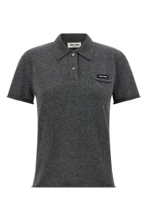 Miu Miu Cashmere Polo Shirt