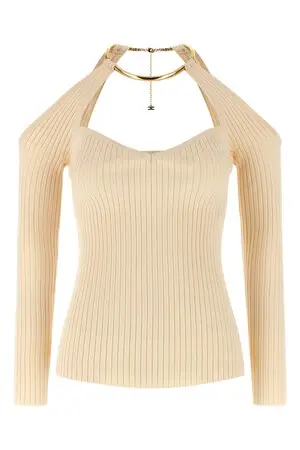 Elisabetta Franchi Necklace Detailed Sweater