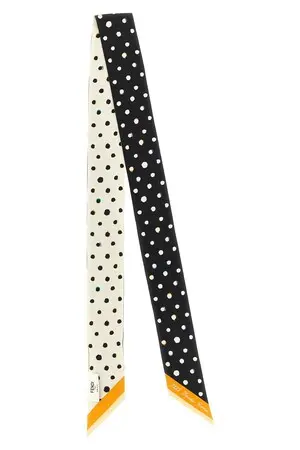 Fendi Double-sided 'wrappy' Bandeau - White/black
