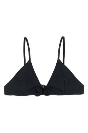 Coperni Flower Bikini Top - Black