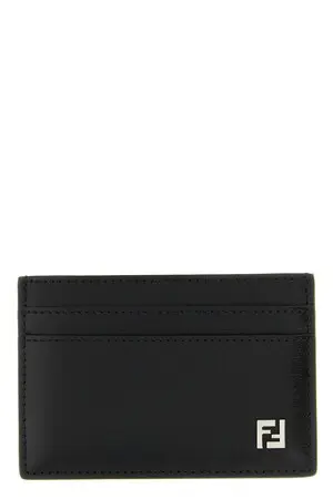 Fendi Squared Ff' Card Holder - Black