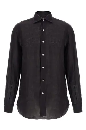 FINAMORE 1925 Gaeta' Shirt - Black