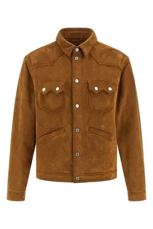 Dsquared2 Suede Boxy Shirt' Jacket