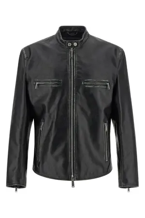 Dsquared2 Bad Boy Leather Biker Jacket