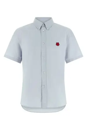 Kenzo Boke Flower Crest' Shirt - Light Blue