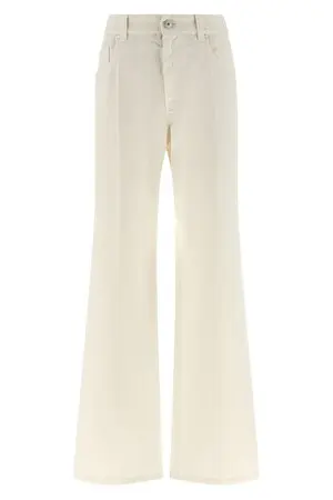 Brunello Cucinelli The Contemporary Loose' Jeans - White