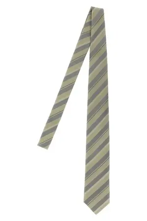 Brunello Cucinelli BRUNELLO CUCINELLI Striped Silk Neck Ties Multi