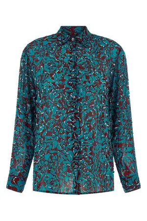 Dries Van Noten Clavelly Shirt - Light Blue