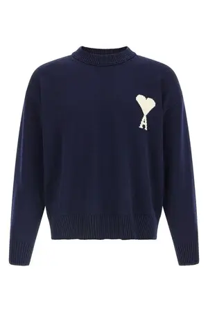 AMI Paris De Coeur' Sweater - Blue
