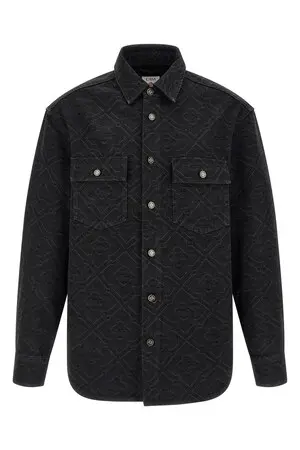 Casablanca Laser Monogram Denim' Overshirt