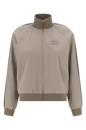 Miu Miu Bomber Twill Old - Gray