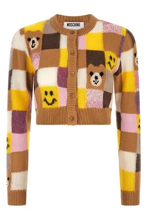 Moschino Smiley E Teddy Bear' Cardigan - Multi