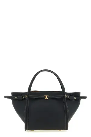 TOD'S Tim Shopping Bag - Black