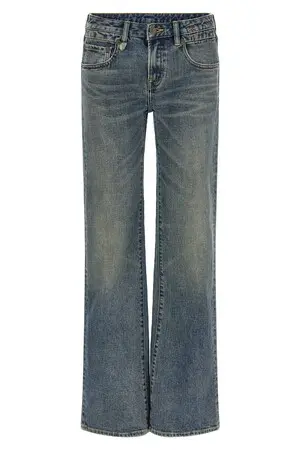 R13 Boy Flare Denim Jeans - Blue