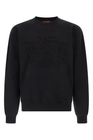 Gucci Incrocio Gg' Sweatshirt - Black