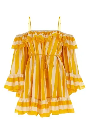 Zimmermann Daylight Cotton Dress - Yellow