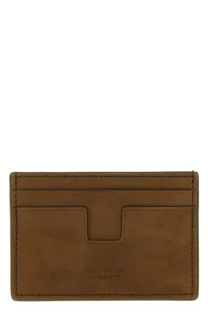 TOM FORD T Line' Card Holder - Brown