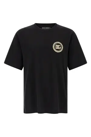 Dolce & Gabbana Dg' Patch T-shirt - Black