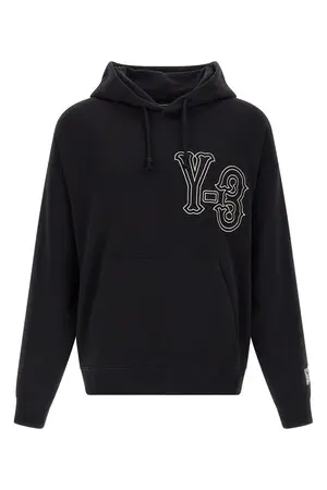 Y3 Embroidered Cotton Hoodie