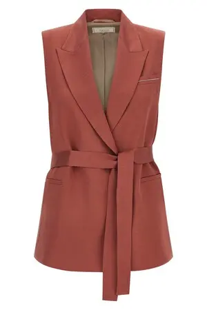 Peserico Linen Viscose Vest