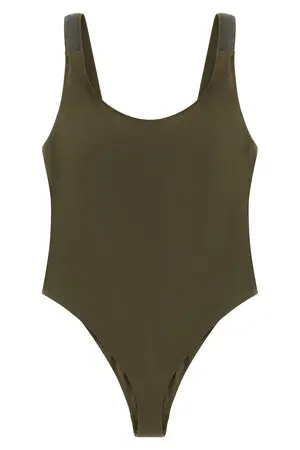 Brunello Cucinelli Precious Details One-piece Swimsuit - Green