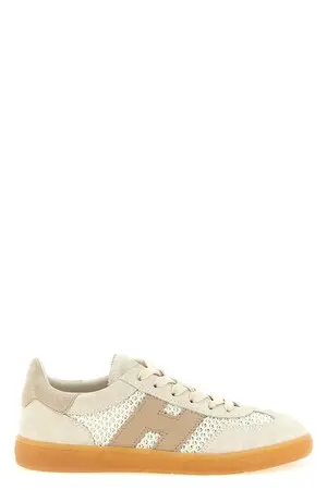 Hogan Cool Suede And Cotton Sneakers