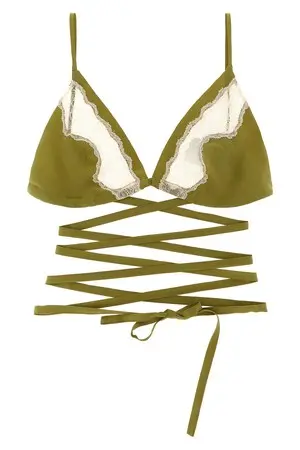 MAISON JEJIA Anna' Bra - Green