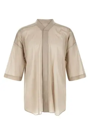 Rick Owens Jumbo Faun Shirt - Gray