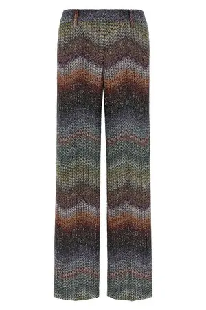 Missoni Zigzag Lamé Viscose Pants - Multi
