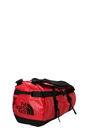 The North Face Base Camp Technical Fabric Duffle Bag - Red