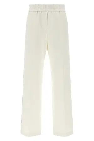 Peserico Punto Luce Stretch Jersey Trousers - White