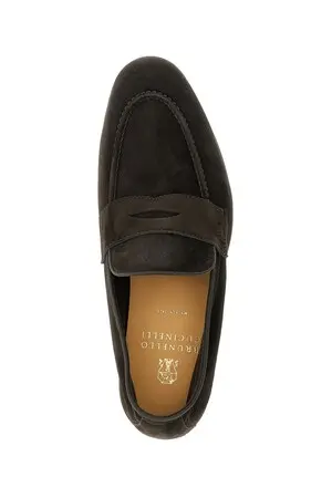 Brunello Cucinelli Suede Penny Loafer