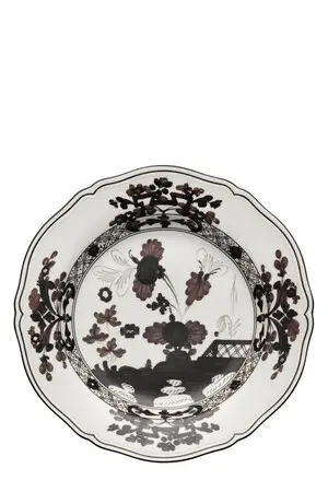 GINORI 1735 Oriente Italian' Dinner Plate ⌀ 26,5 Cm - White/black
