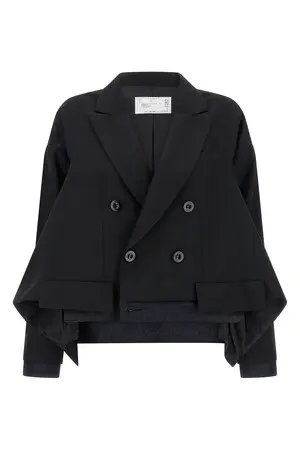 Sacai Denim Insert Blazer