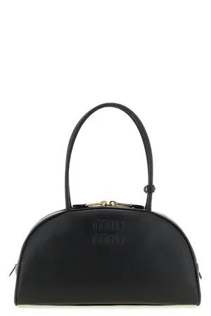 Miu Miu Beau Leather Shoulder Bag - Black
