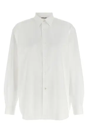 Auralee Washed Finx Twill' Shirt - White
