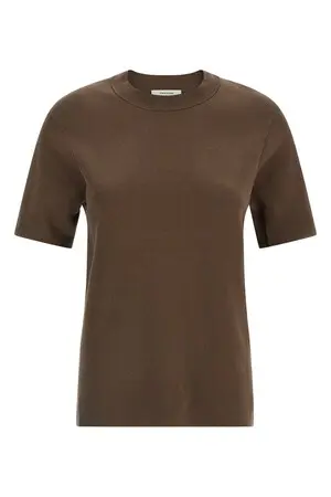ENTIRE STUDIOS Mercerized Cotton T-shirt - Brown