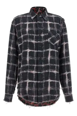 R13 Fringed Hem Reversible Shirt