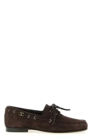 Valentino Garavani Palm Avenue' Boat Shoe - Brown