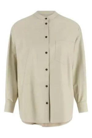 YVES SALOMON Leather Shirt