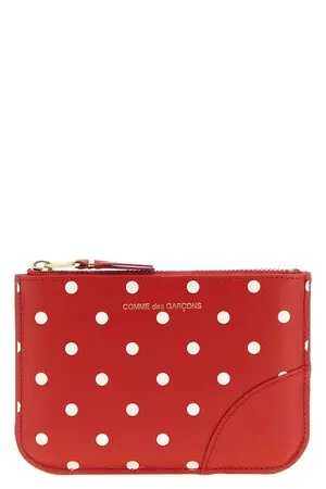 Comme Des Garçons Polka Dots Printed Card Holder
