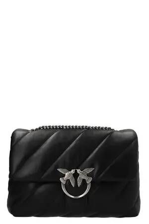 Pinko Classic Love Puff Crossbody Bag - Black