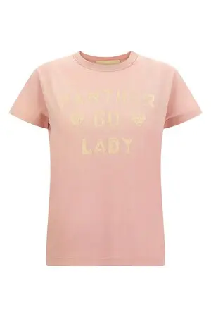 Valentino Garavani Panther Lady' T-shirt - Pink