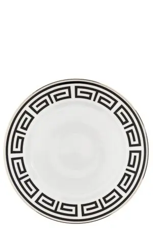 GINORI 1735 Empire Labyrinth' Plate ⌀ 28 Cm - White/black